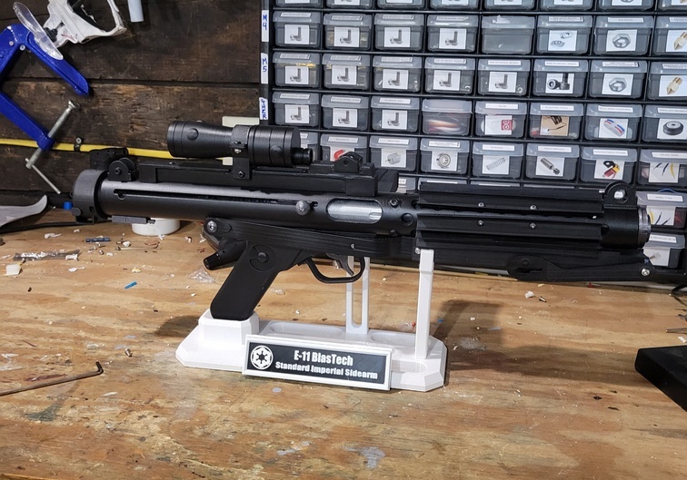 E-11 Blaster by mh319 Remixed with instructions, articulation, and bolt ...