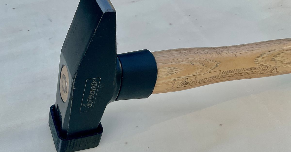 Soft-head hammer cap (inner cap size 26,5mm x 27,4mm) by H3dSprint ...