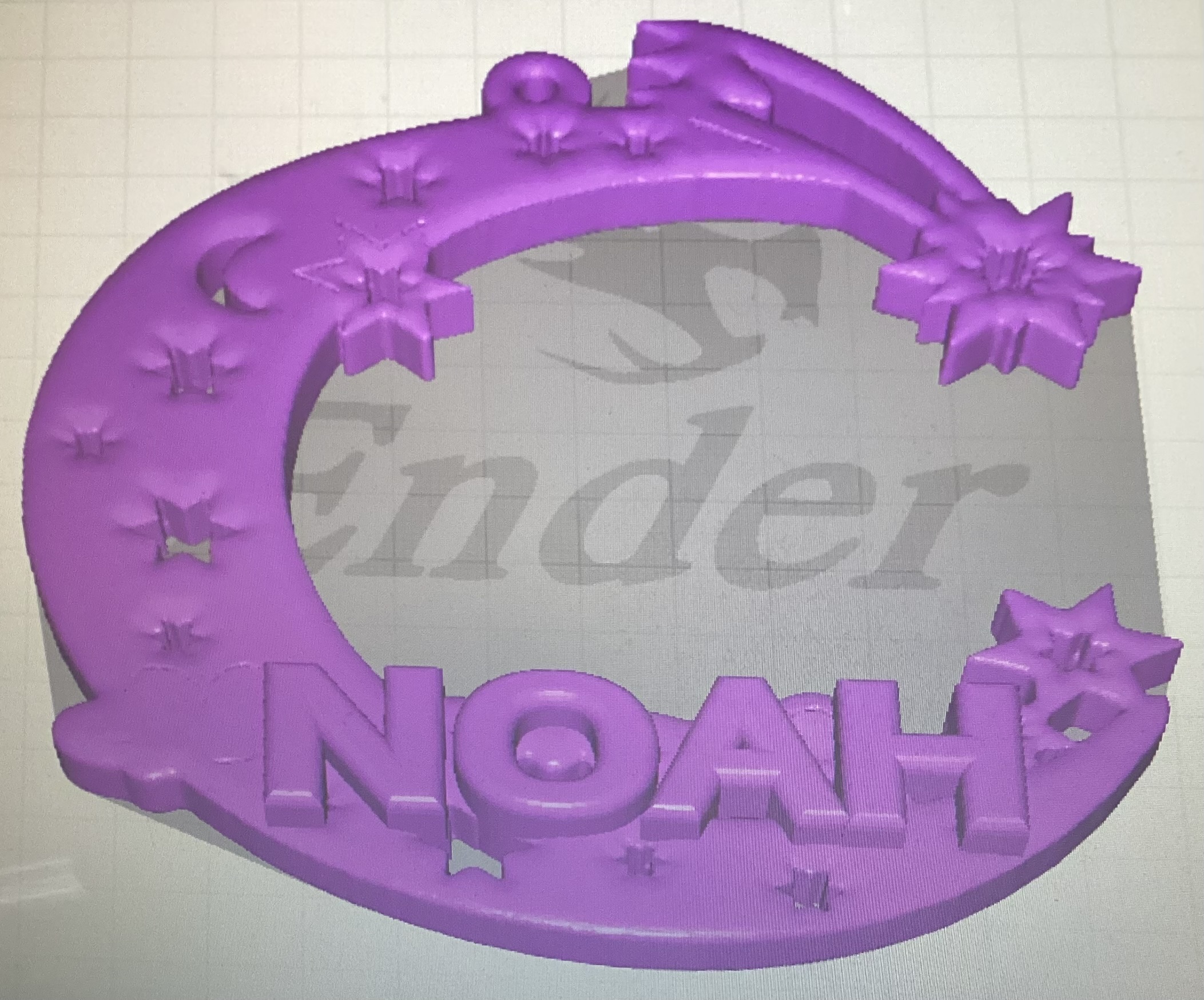Customisable Children's Name Tag by Blaze3D | Download free STL model ...