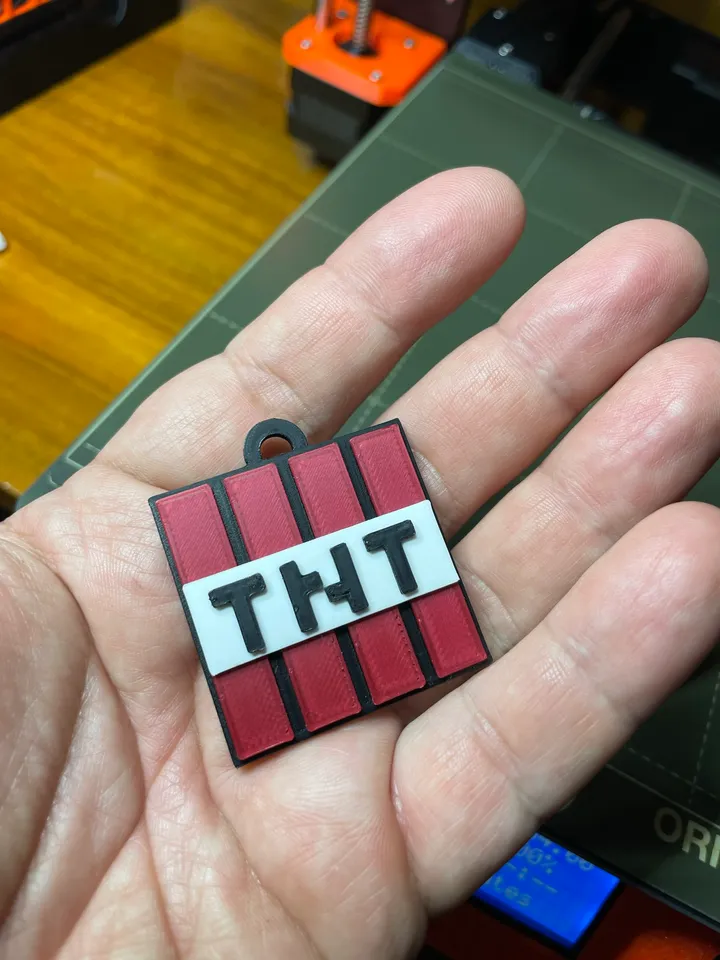 Minecraft TNT prívesok by jaruso | Download free STL model | Printables.com