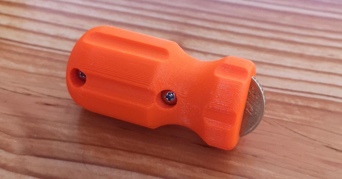 Stubby coin screwdriver by Nicos3DPrinter | Download free STL model ...