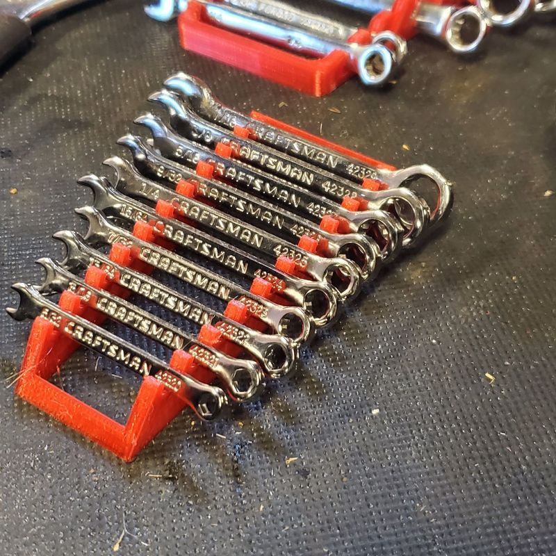 Craftsman Stubby Wrench Organizer by JC Custom Designs Download free STL model Printables