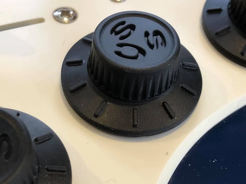 Knobs for Electric Guitar by rsilvers | Download free STL model ...