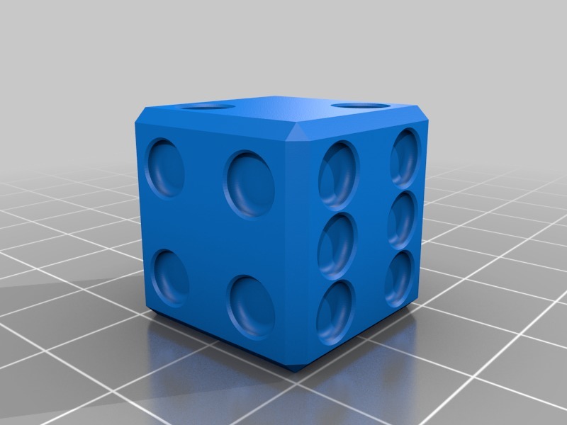 Two-sided Die / Dice and 20mm Die by rsilvers | Download free STL model ...