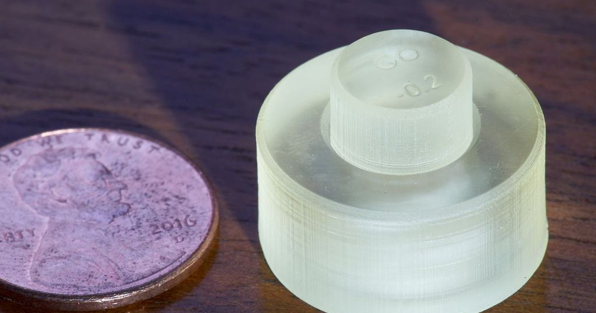 GO-NOGO tolerance gauge for SLA resin-testing. by rsilvers | Download ...