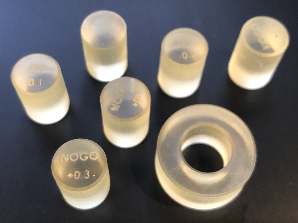 GO-NOGO tolerance gauge for SLA resin-testing. by rsilvers | Download ...