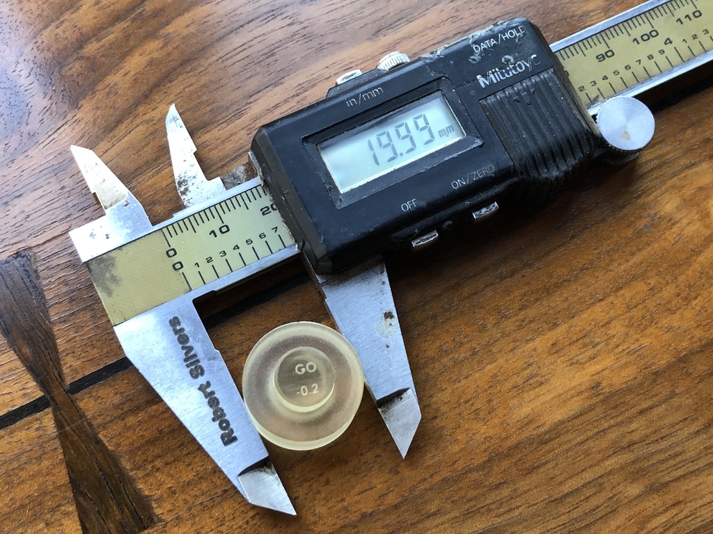 GO-NOGO tolerance gauge for SLA resin-testing. by rsilvers | Download ...