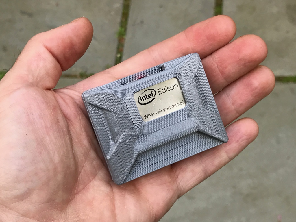 OpenAPS Edison/Explorer Enclosure by rsilvers | Download free STL model ...