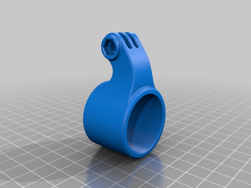 GoPro mount for Giant Trance Mountain Bike (OverDrive tube). 30mm tall ...