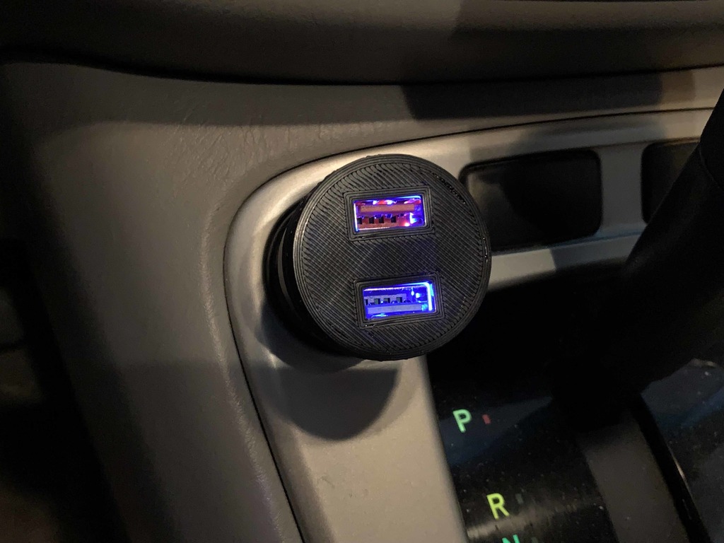 Car FM Transmitter Cover by ARegularBear | Download free STL model ...