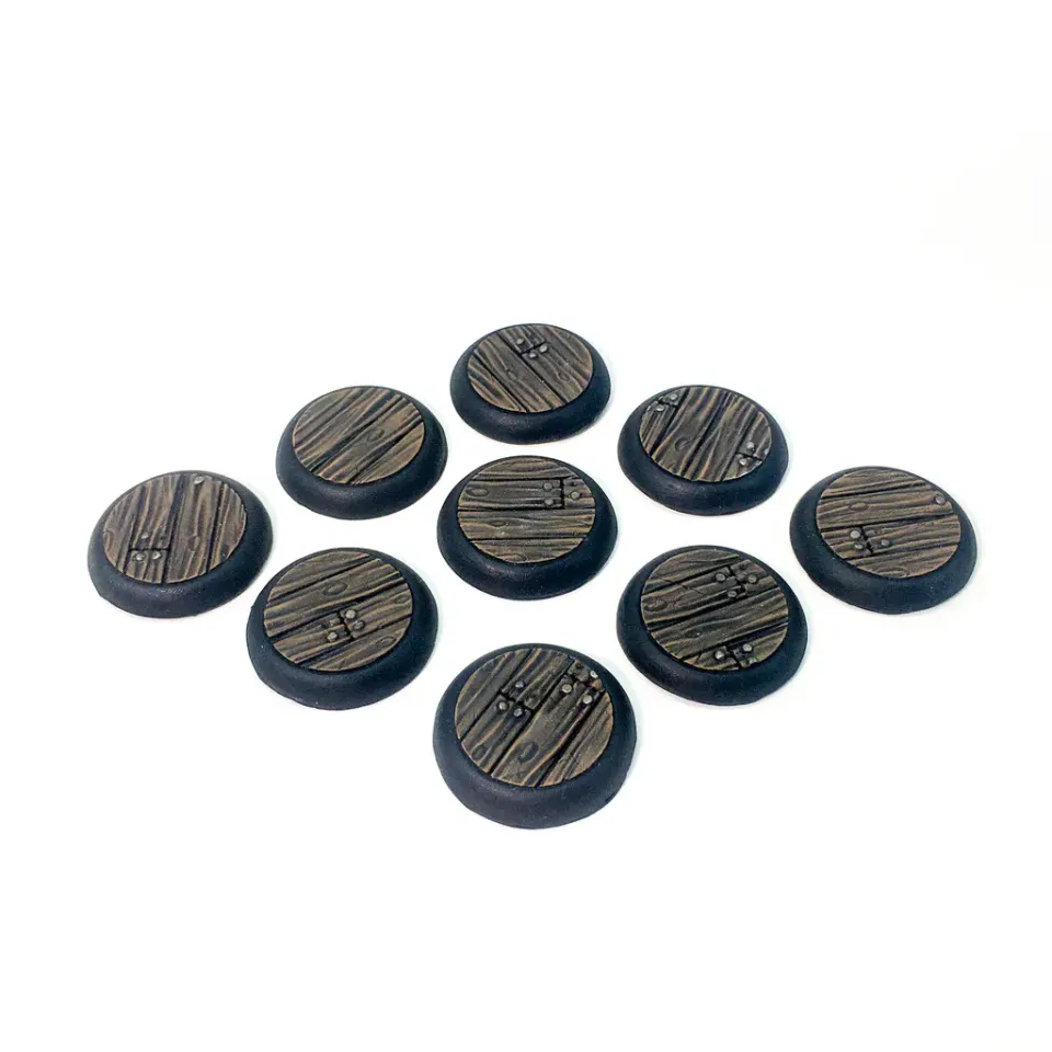 25mm Wood Plank, Recessed Miniature Bases by UpInAtoms | Download free ...
