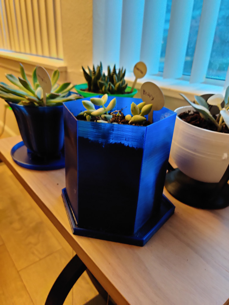 Hex plant pot by Outshined | Download free STL model | Printables.com