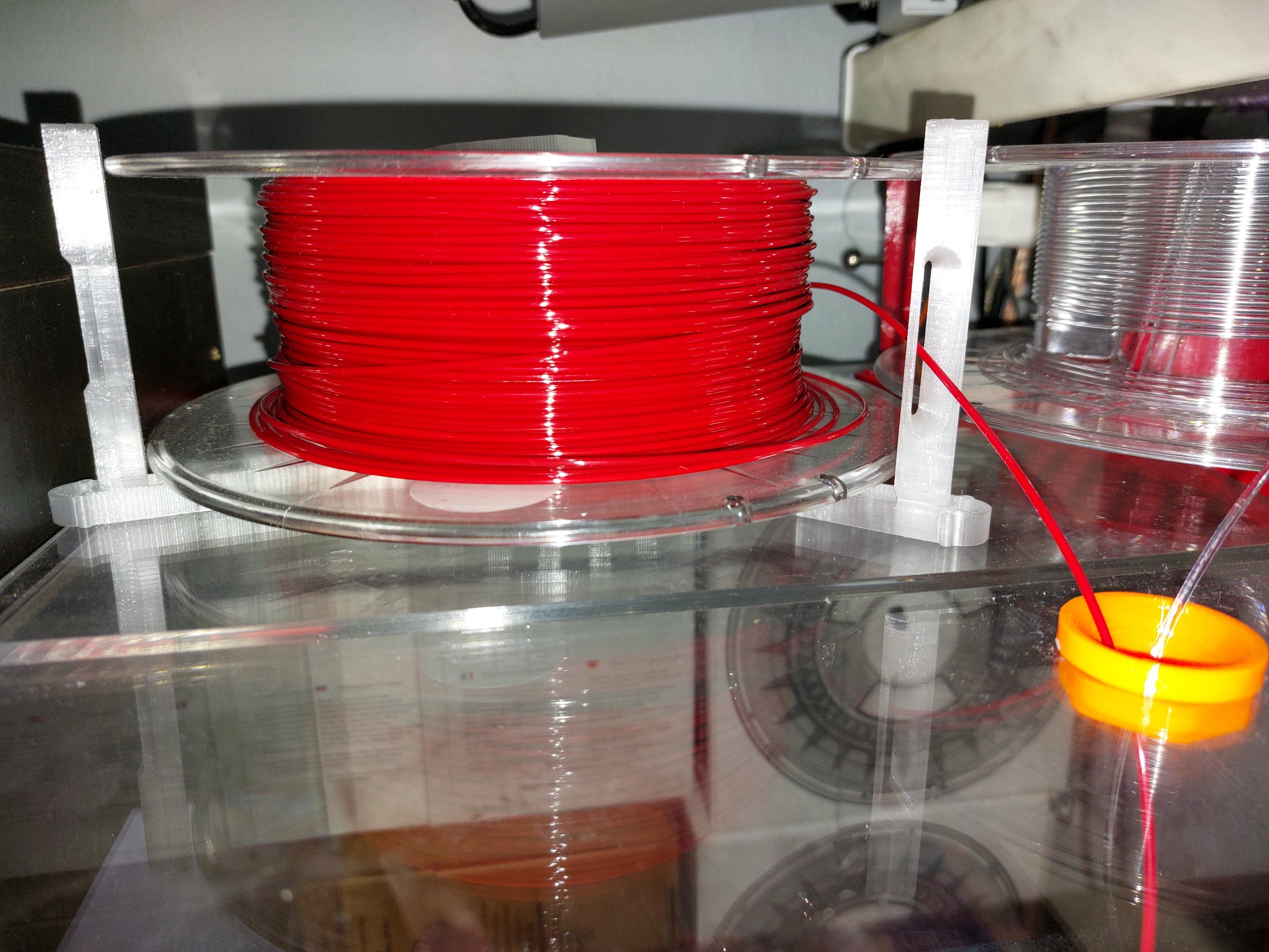 Horizontal spool holder (feeder) by livius | Download free STL model ...