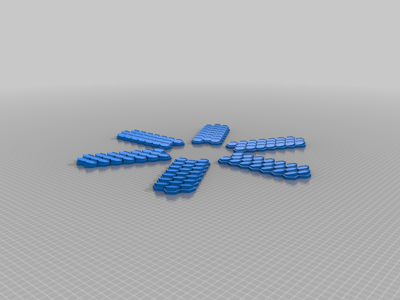 331 Mirror Array (Approximately 22.5" focal point) divided to fit Ender ...