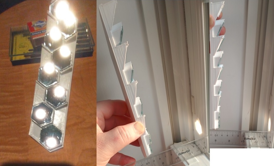 Hexagonal Mirror Arrays (focused on a single point in space) by Shmoee ...