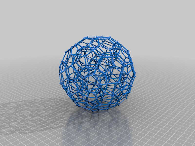 3D projection of 120-cell by Shmoee | Download free STL model ...