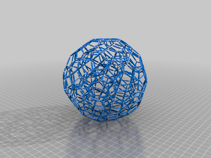 3D projection of 120-cell by Shmoee | Download free STL model ...