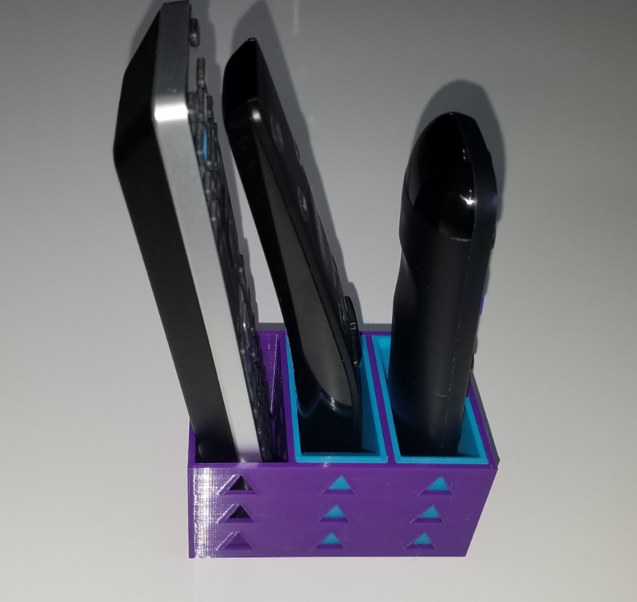 Triple Remote Control Holder by Shmoee | Download free STL model ...