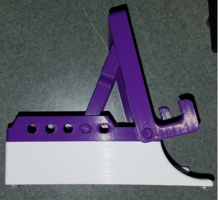 Much sturdier base and wider tablet hooks to accommodate wider cases ...