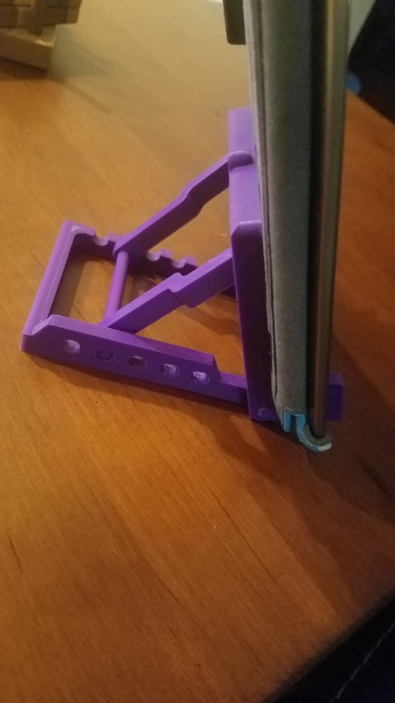 Much sturdier base and wider tablet hooks to accommodate wider cases ...