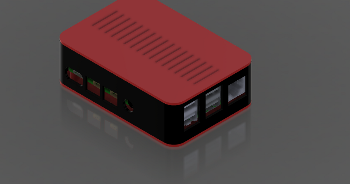 modular raspberry pi 4b case by 3D-maker | Download free STL model ...