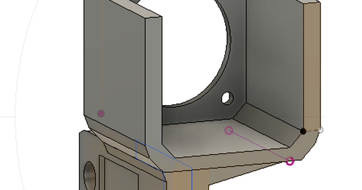 Bullseye V6 Direct Drive mount by DrDice | Download free STL model ...