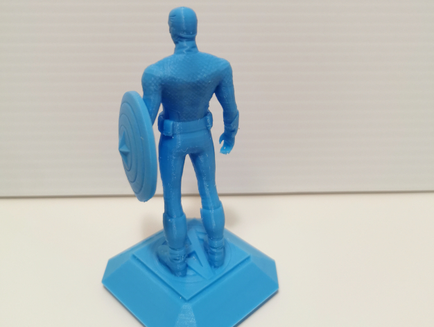 Captain America (printer friendly) by Melic | Download free STL model ...