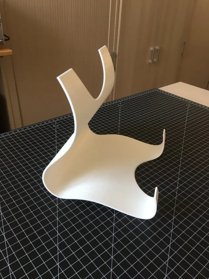 Book Stand "Wave" (redesigned) by Vyhyb | Download free STL model ...