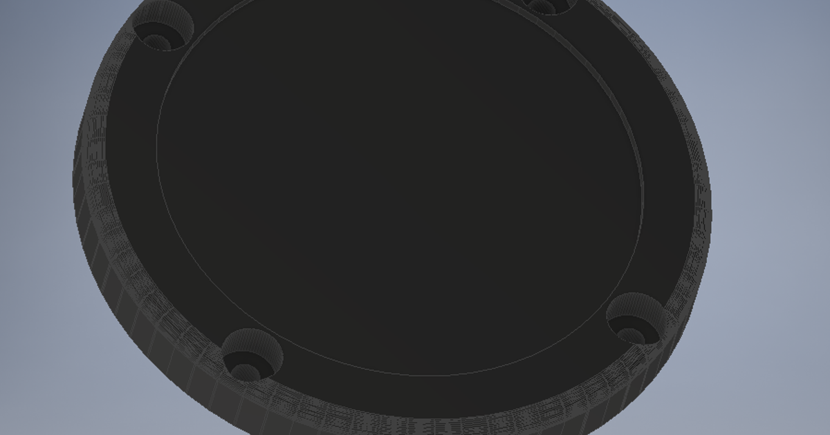 BLANK END CAP (SPACE YO YO) by maltvat | Download free STL model ...