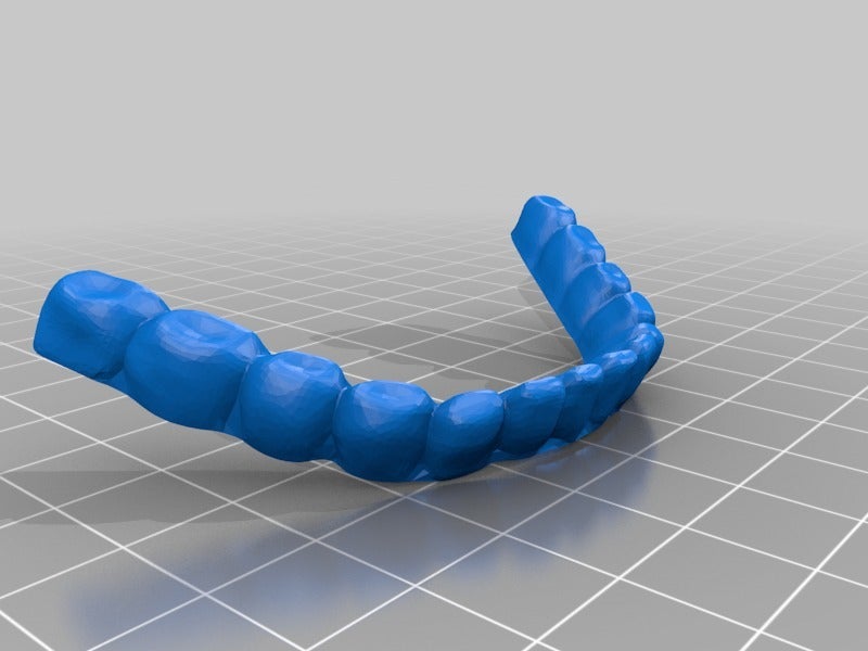 Laughing Face Separated Teeth by lecter | Download free STL model ...