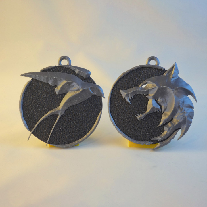 Collection of Witcher schools medallions for fans by Sparrow Design ...
