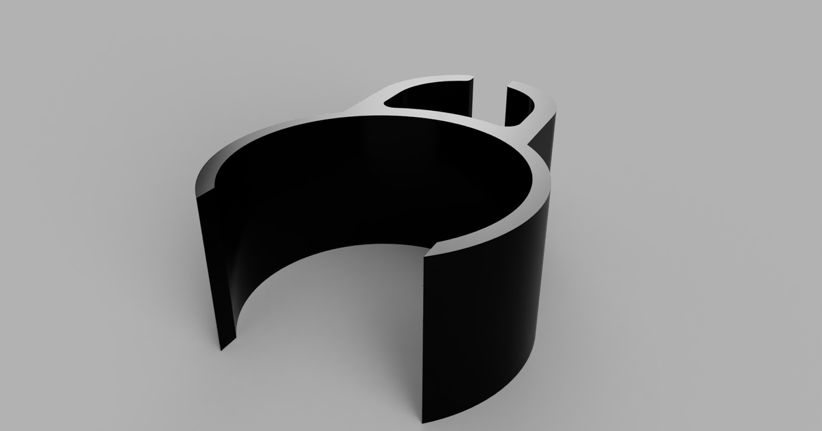 Tube Cable Clip Snap Fit by Anselnick | Download free STL model ...