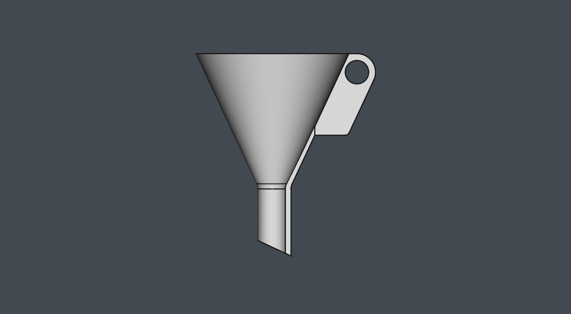 Funnel / Trychtýř by LUC4SB | Download free STL model | Printables.com