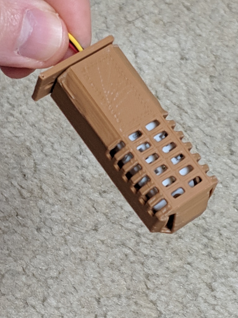 DHT22 Mounting Bracket with Integrated JST-XH Connector by danbaker ...