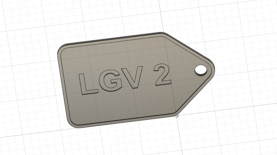 Key Tags (LGV) by NPI_3dprint | Download free STL model | Printables.com