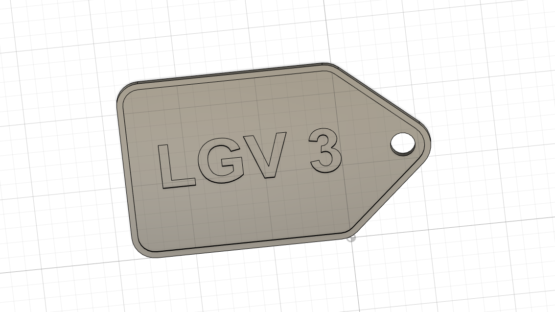 Key Tags (LGV) by NPI_3dprint | Download free STL model | Printables.com