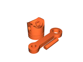 Piston Keyfob by Midvale | Download free STL model | Printables.com