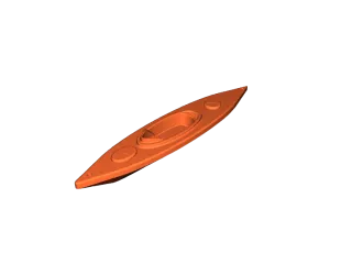 Kayak Keychain by cclontz | Download free STL model | Printables.com