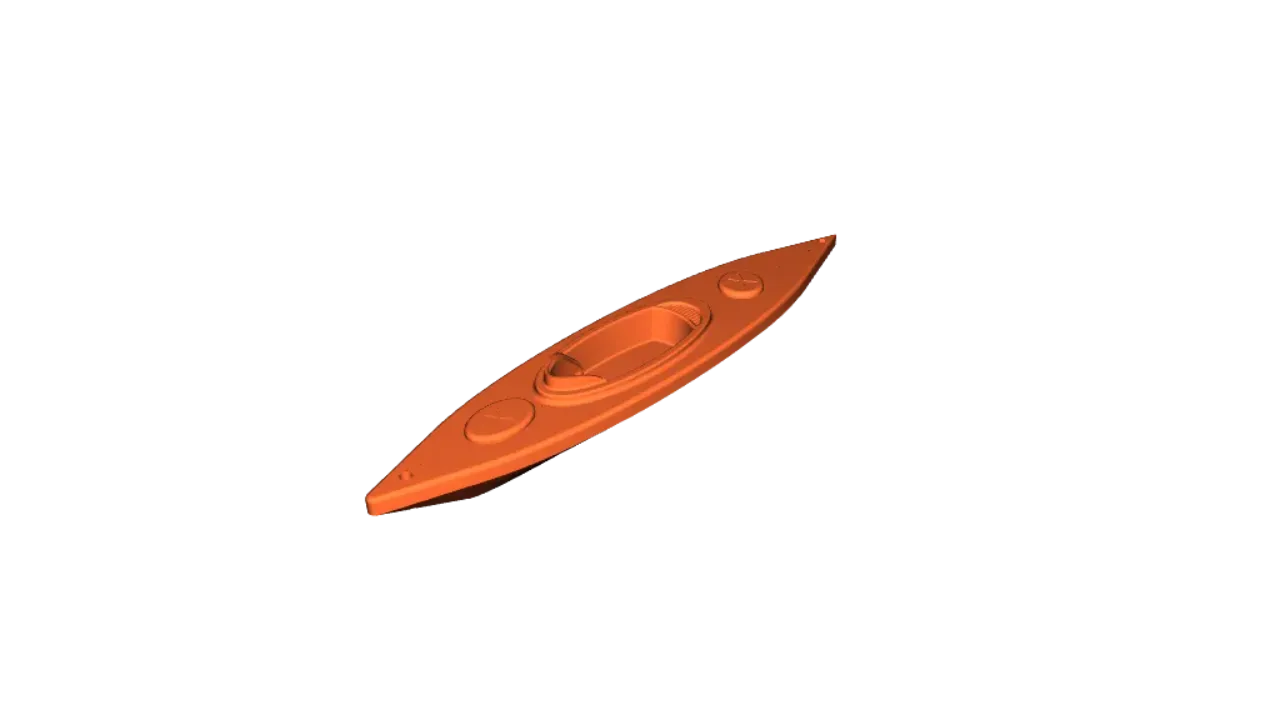Kayak Keychain by cclontz | Download free STL model | Printables.com