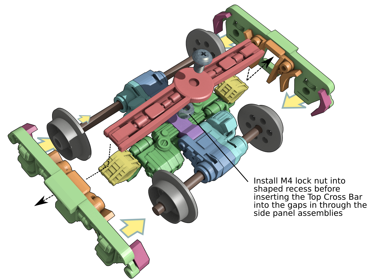 Rail-Car Hybrid Model Chassis by HamyTNT | Download free STL model ...
