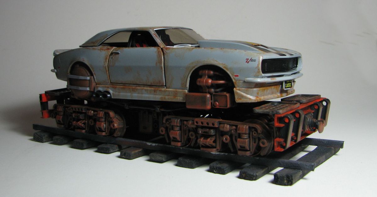Rail-Car Hybrid Model Chassis by HamyTNT | Download free STL model ...