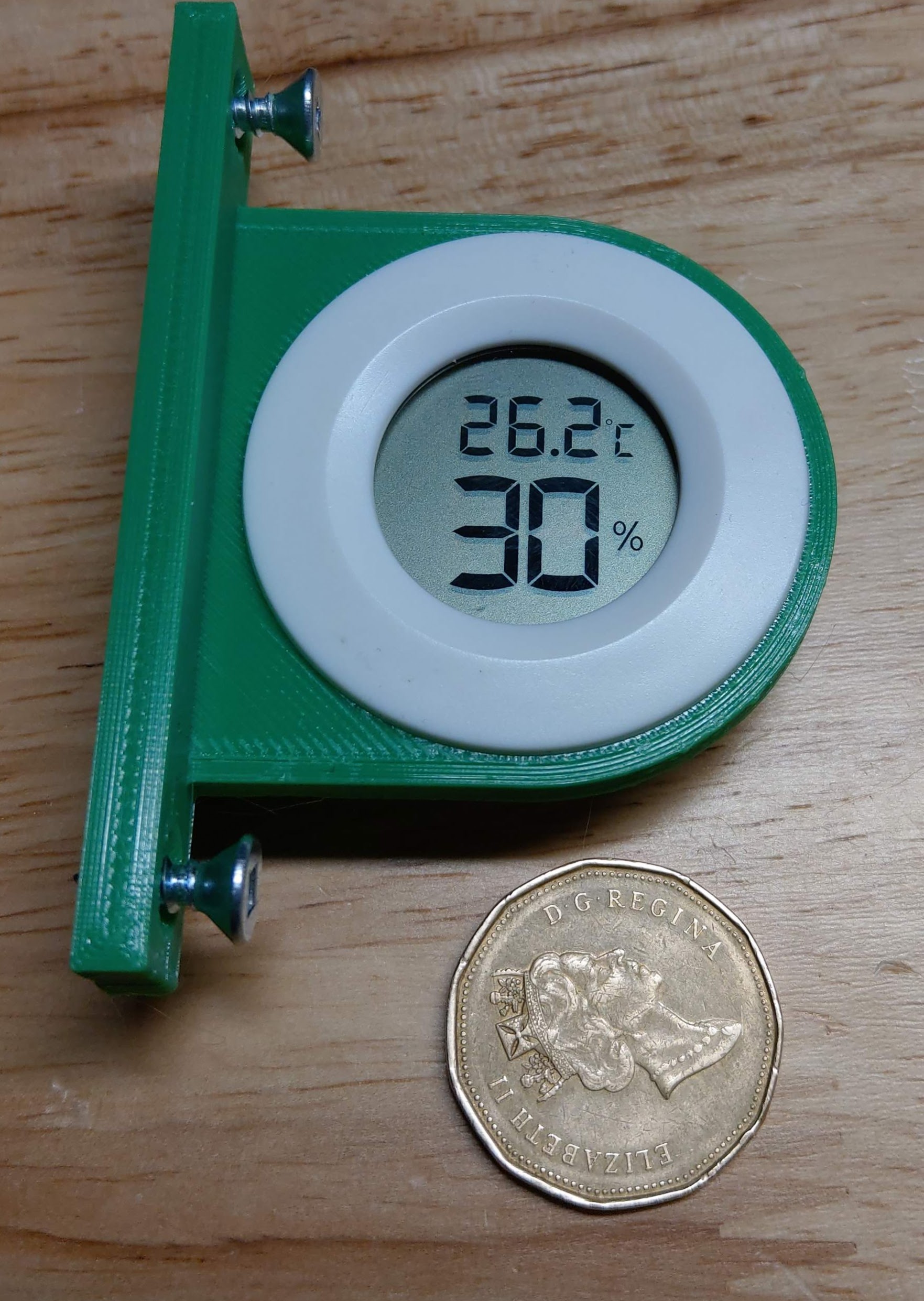 Hygrometer Mount by ProwlerON | Download free STL model | Printables.com