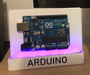 Pencile holder with OLED-Display and Arduino Uno by HDJG | Download ...