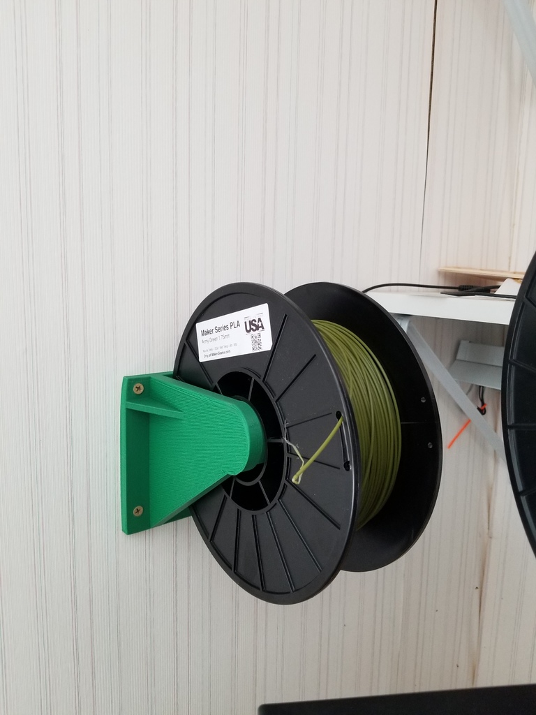 Wall Mounted Spool Holder by Jake | Download free STL model ...