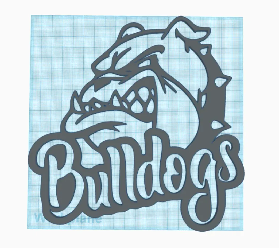 Bulldoggen Leichtathletik Logo Designs