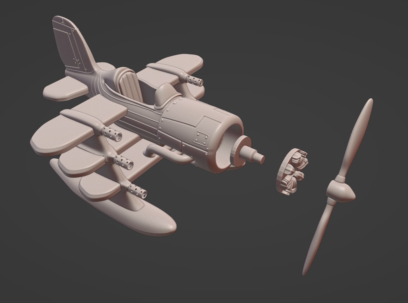 TaleSpin - Don Karnage's Plane por Grafit | Descargar modelo STL ...
