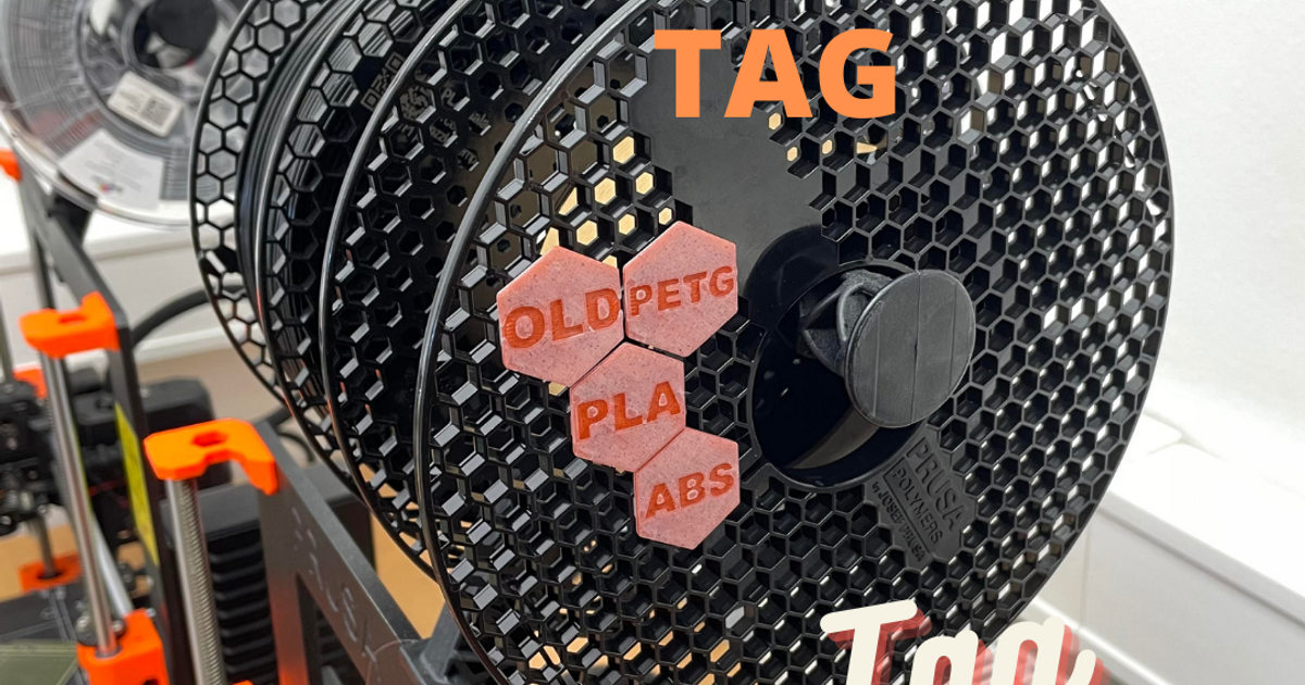 Prusament Spool Tag - Name your spools by Dominik Pechac | Download ...