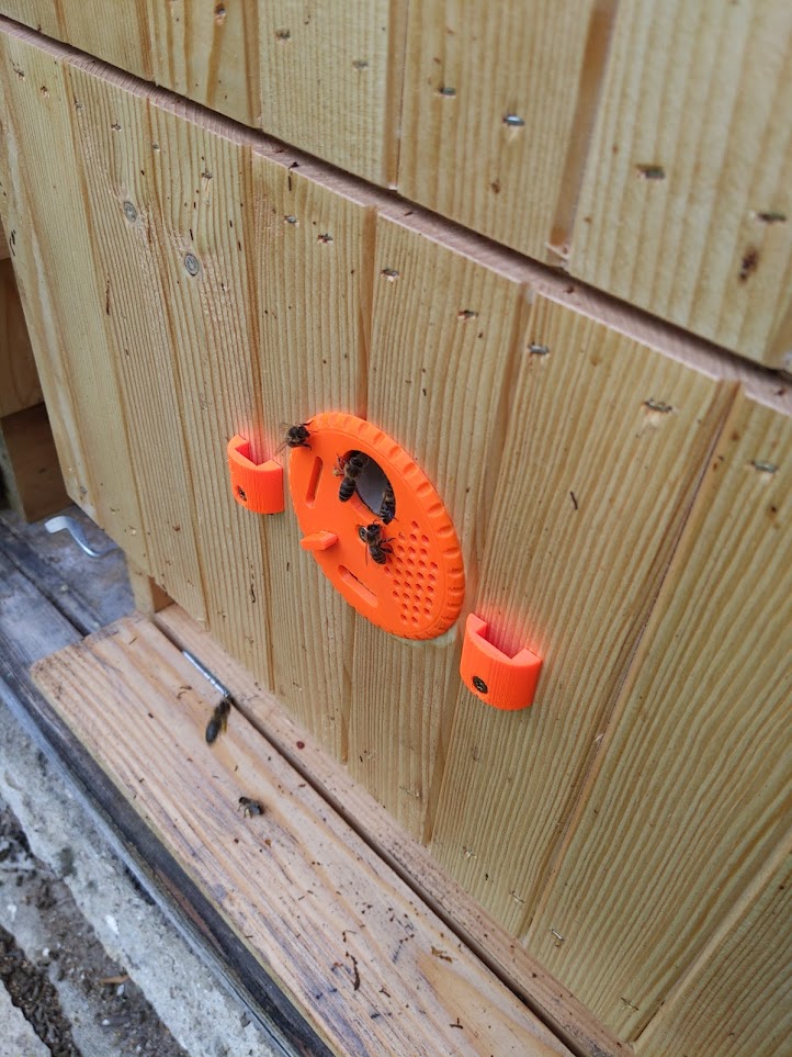 Beehive entrance disc + landing zone (detachable) by cimbi | Download ...