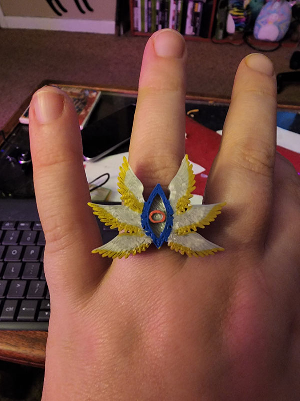 Seraphim Angel Ring by KyuubiNight | Download free STL model ...