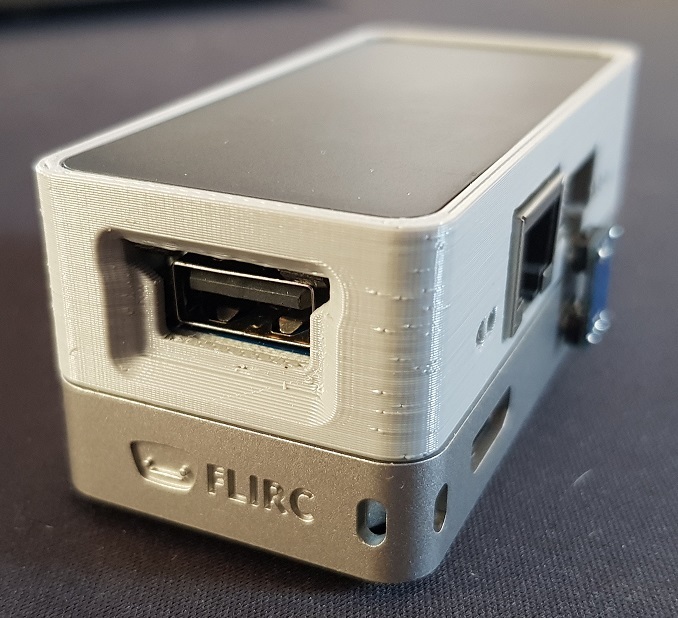 piSlice - stackable HAT case for FLIRC Pi Zero metal case (includes ...